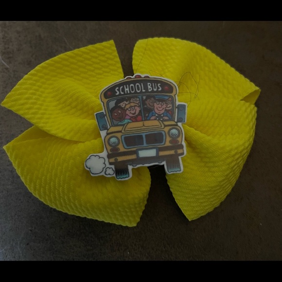 Accessories | School Bus Hair Bow | Poshmark